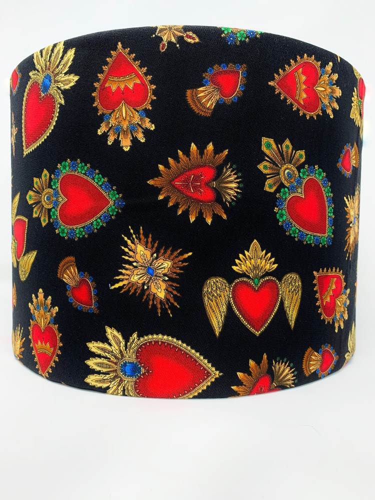 Sacred Hearts lampshade, gothic Mexican lamp shade light shade, for ...